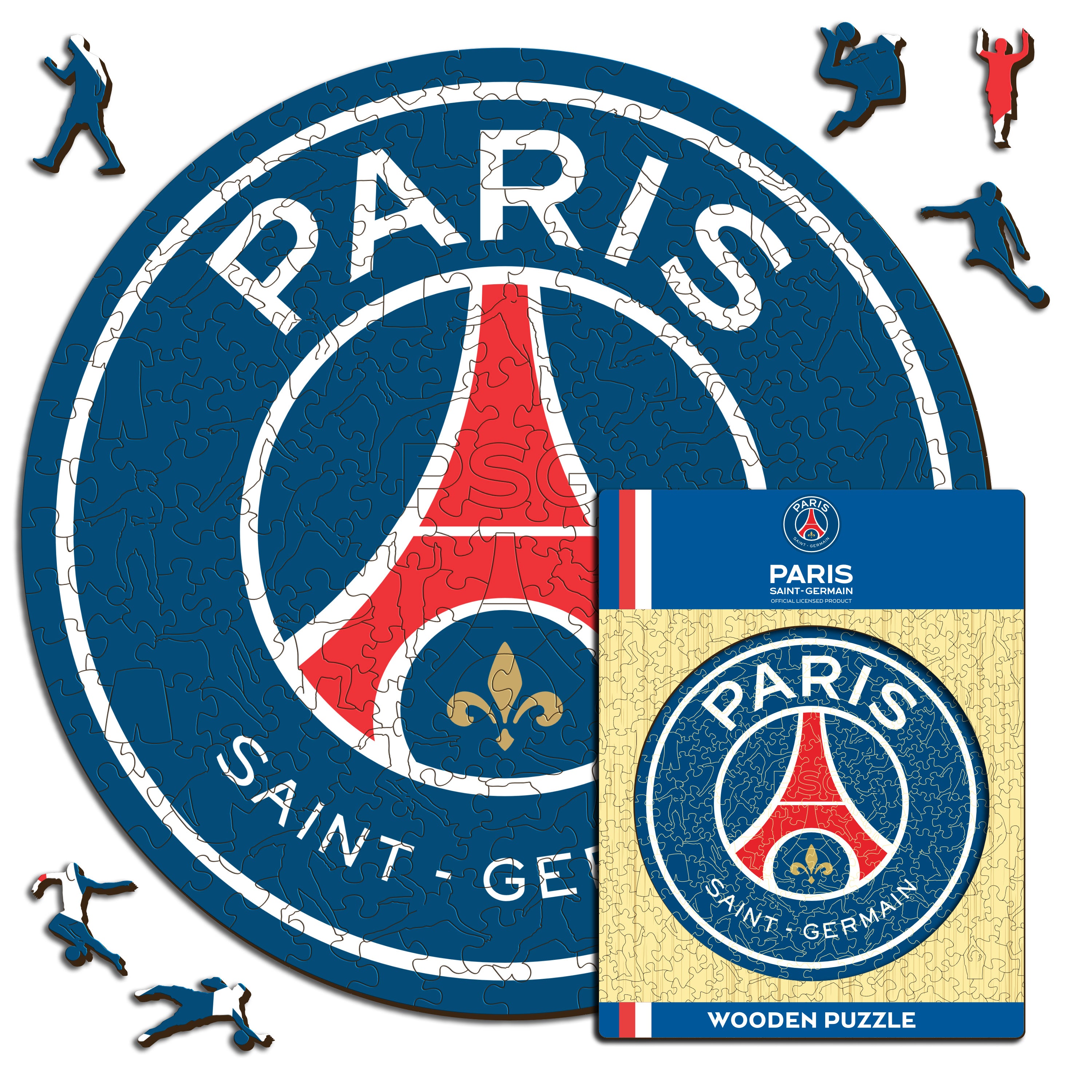 PSG FC® Logo - Holzpuzzle – Iconic Puzzles DE